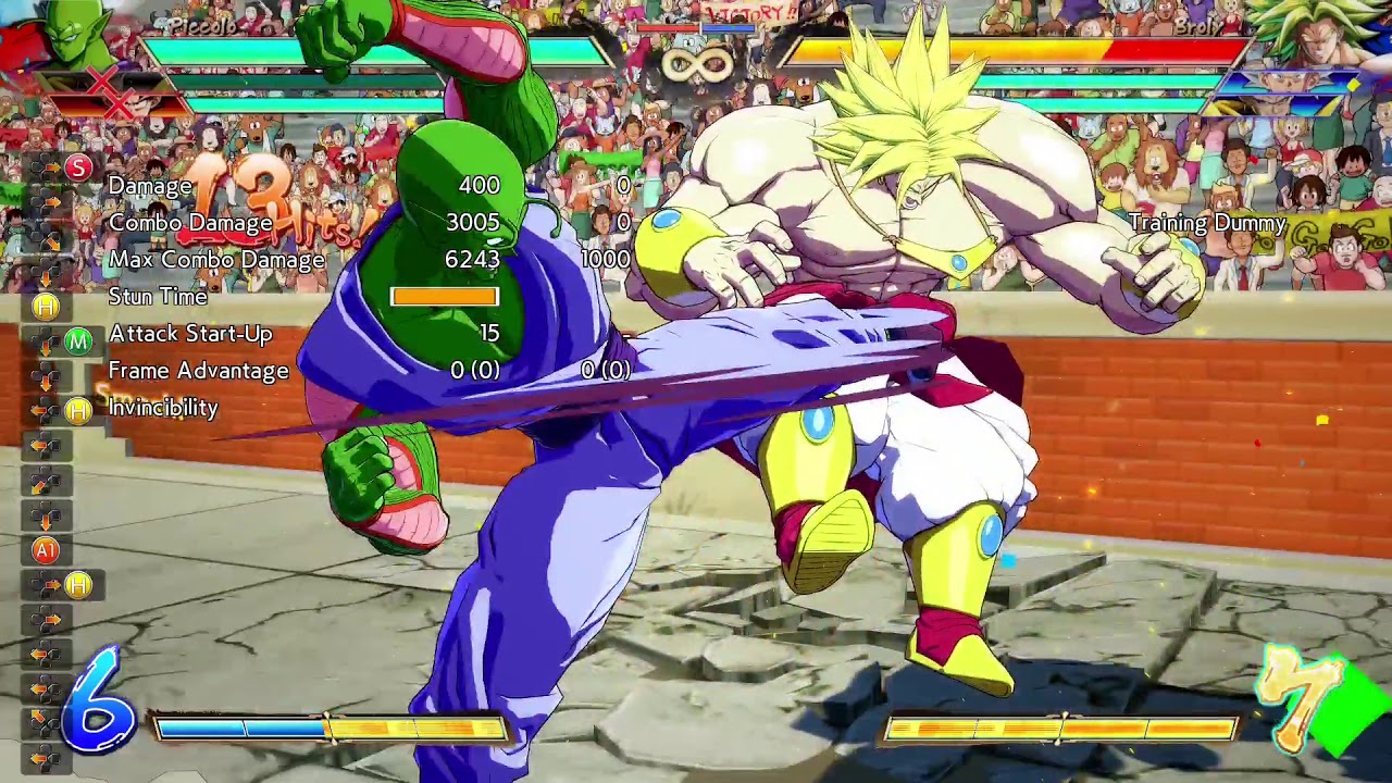 DBFZ Super Baby 2 6H into Piccolo Combos - YouTube
