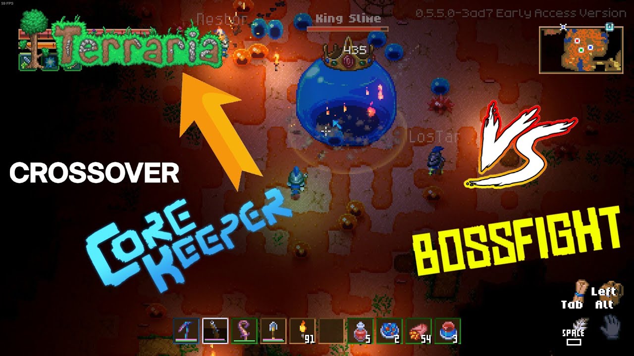 Rey Slime || Core Keeper || crossover Terraria - YouTube