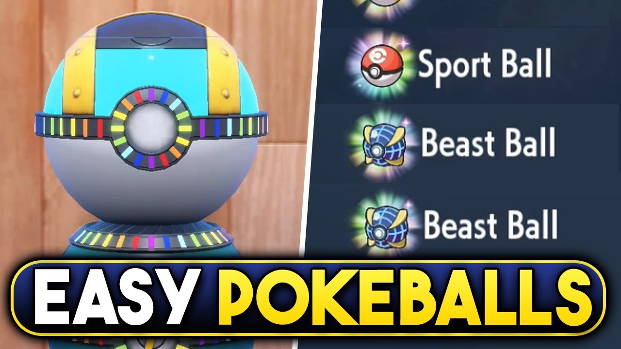 How To Get UNLIMITED RARE Pokeballs In The Indigo Disk DLC For Pokemon ...