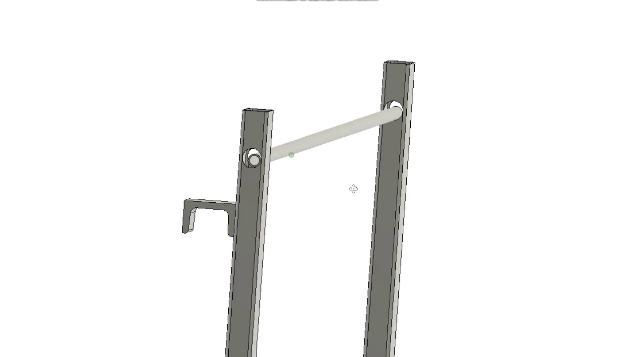 pallet rack stop cross beam - YouTube