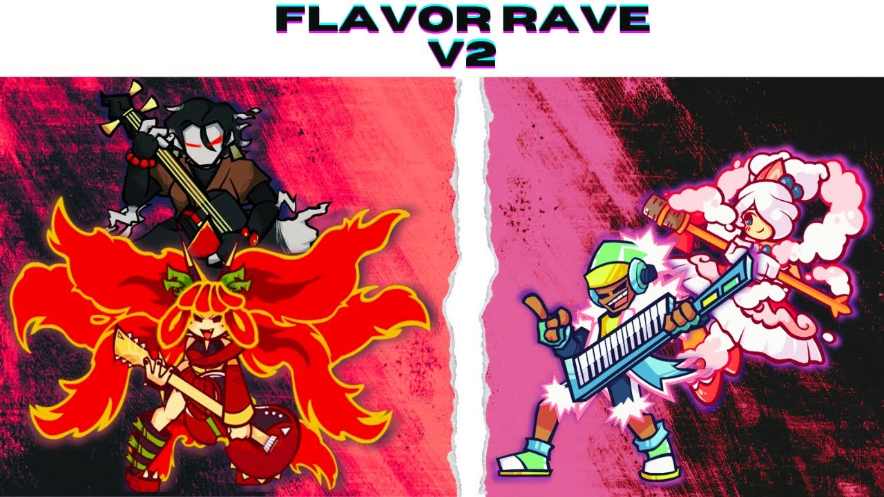 Friday Night Funkin' | Flavor Rave V2 (All Songs + Extras) - YouTube