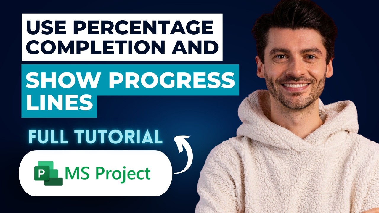 How to Use Percentage Completion and Show Progress Lines in Microsoft ...