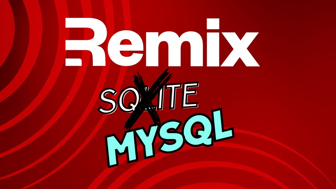 Configure Remix JS with MySQL - YouTube