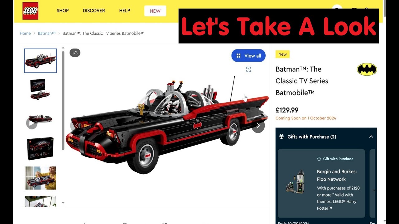 Lego Batman The Classic Tv Series Batmobile | Lego Set 73628 - YouTube