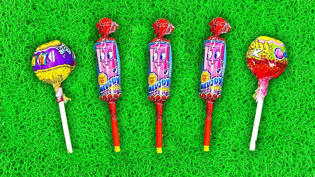 Some Lot's of Candy Shop lollipops | Rainbow D Lollipops Surprise Egg ...