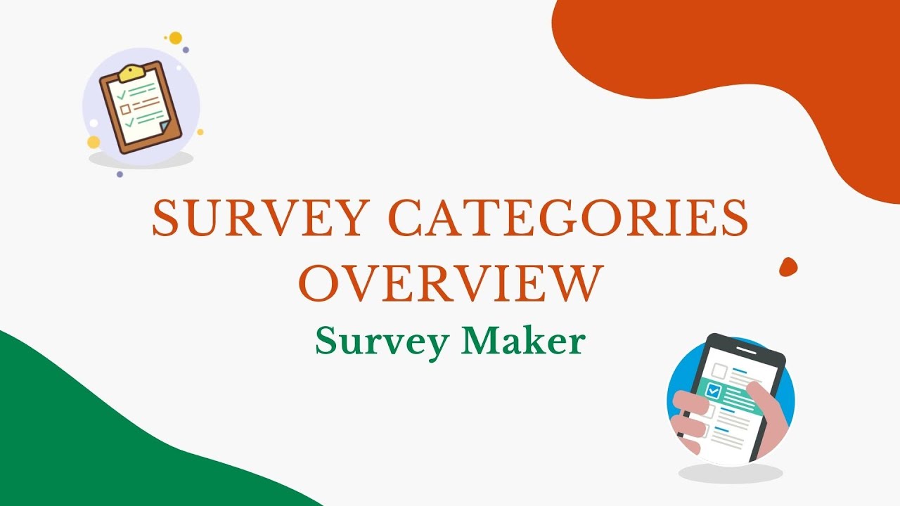 WordPress Survey Maker Survey Categories Overview - YouTube
