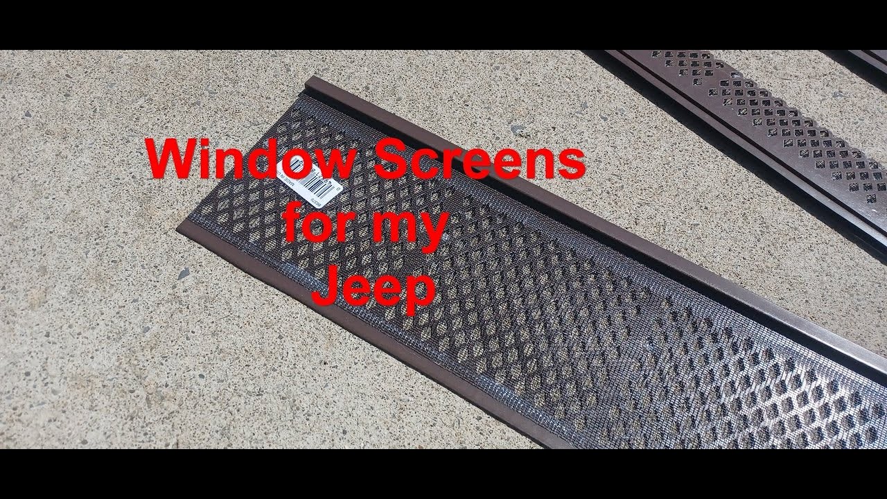 How to make Bug Screens for a Car camper/SUV/Jeep/Van - YouTube