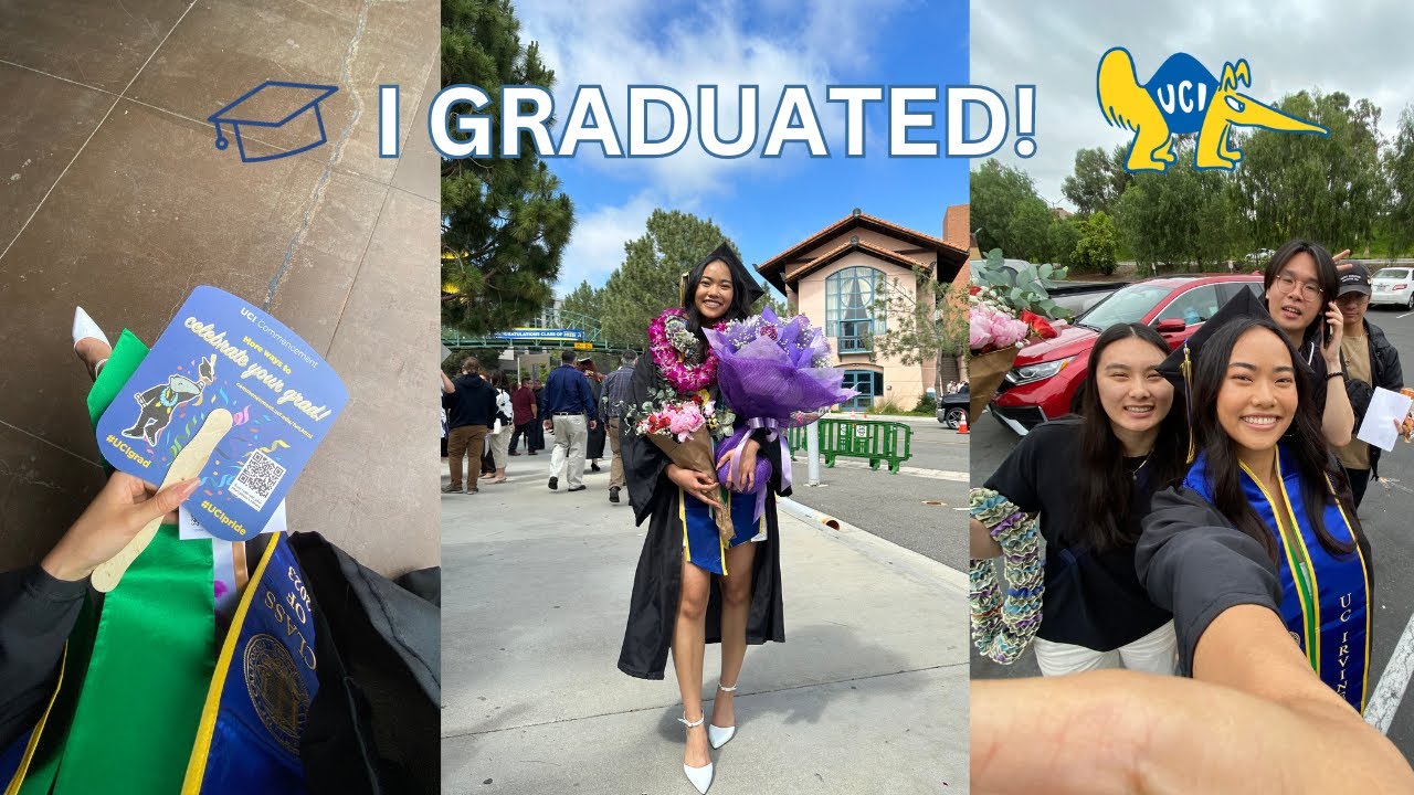 i graduated college. lets get it. | grwm + makeup & fit! - YouTube