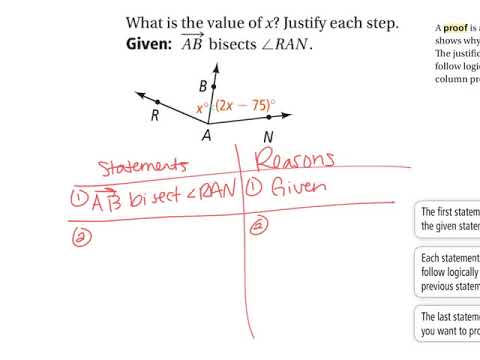 Geometry 2.5 Reasoning in Algebra and Geometry - YouTube