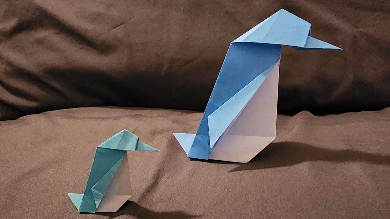 🐧How to make a Penguin🐧- an Origami Tutorial! - YouTube