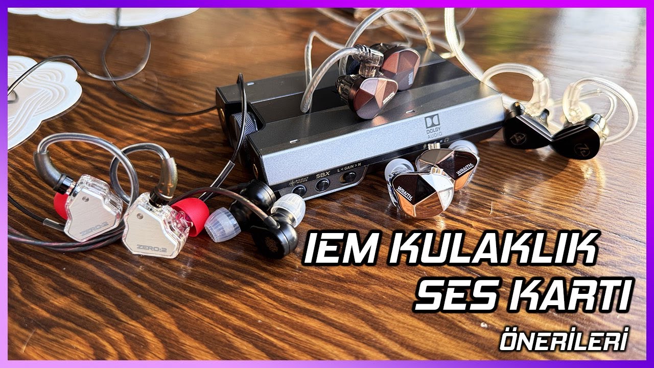 3000 TL'ye Kadar IEM Kulaklık & Ses Kartı Önerileri | Kasım 2024 | Swarcow - YouTube