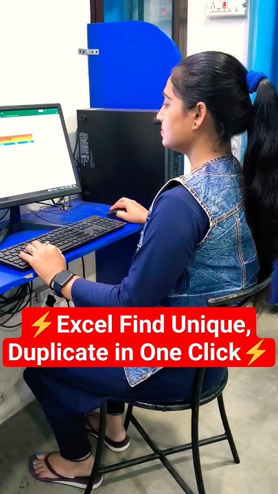Excel Find Unique & Duplicate in Just One Click 😲🔥#viral #excel #exceltips #computer - YouTube
