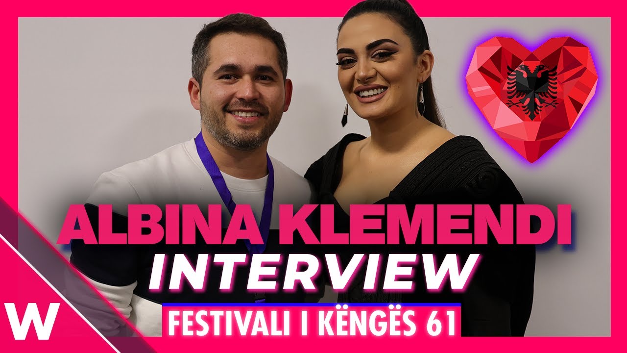 Albina Klemendi Interview @ Festivali i Këngës | Albania Eurovision ...