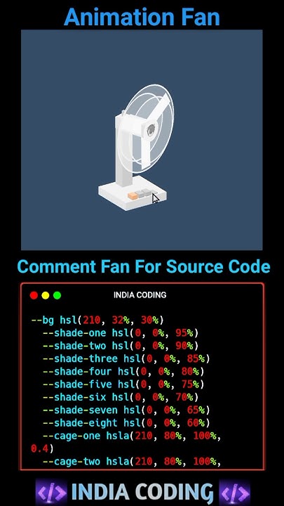 CSS Animation Fan |Html Css #youtubeviral #music #trending #viralshorts - YouTube