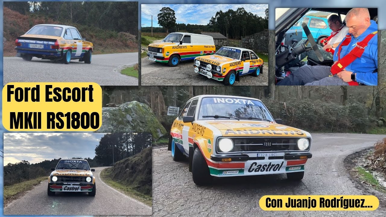 FORD ESCORT MKII RS1800 CON JUANJO RODRÍGUEZ - YouTube