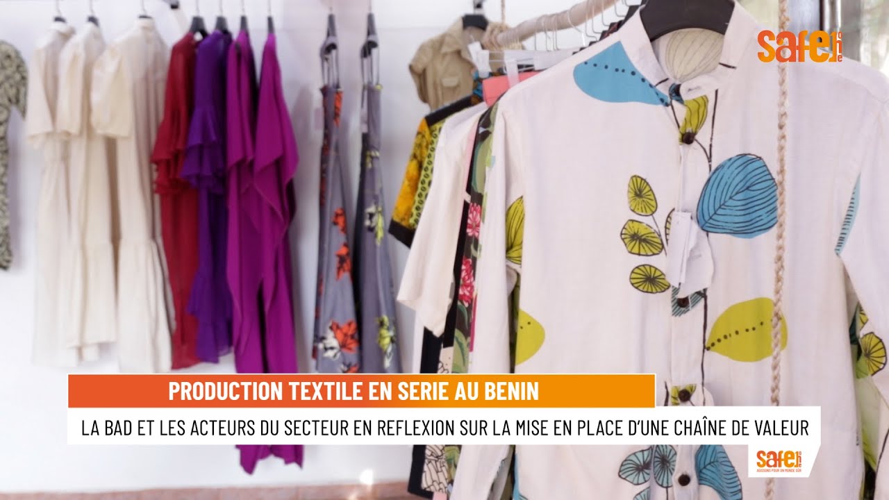 PRODUCTION TEXTILE EN SERIE AU BENIN_SafeOne - YouTube