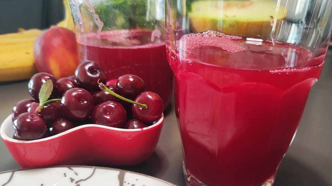 Recetë e thjeshtë për lëng frutash -Lëng nga vishnjet /Homemade sour ...
