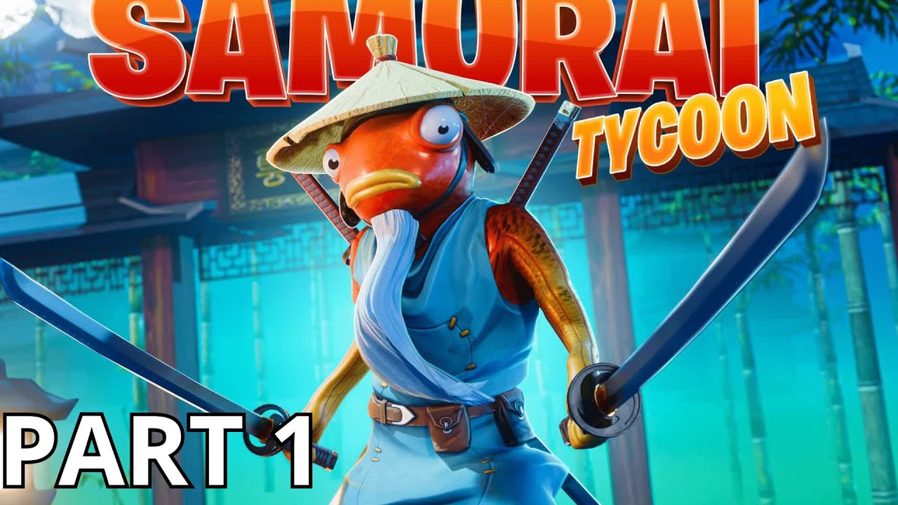 GAMEPLAY SAMURAI TYCOON MAP FORTNITE - ALL 7 GOLDEN SHURIKENS ON ...