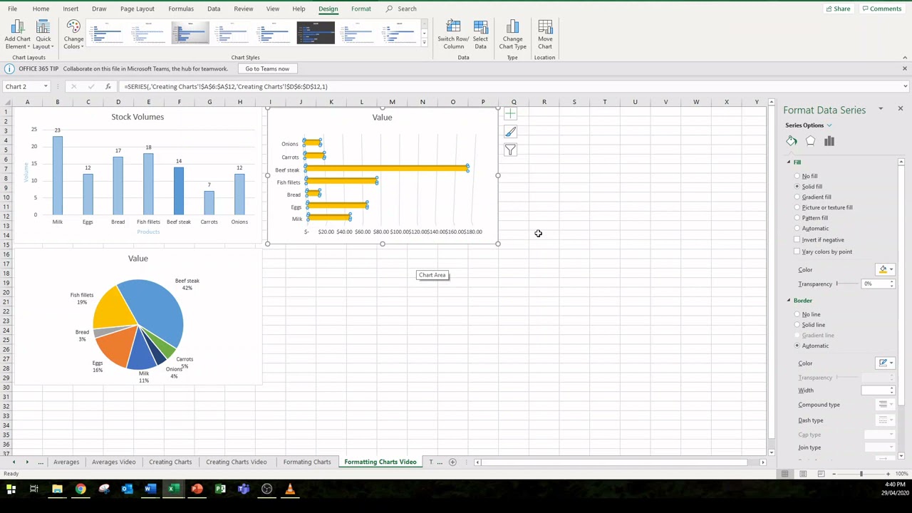 How To Format Charts In Excel YouTube How To Format Charts In Excel YouTube