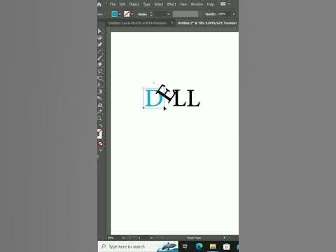 How to make DELL in illustrator\ DELL design\ #bgmi #new #reels #shortsvideo #best # ...