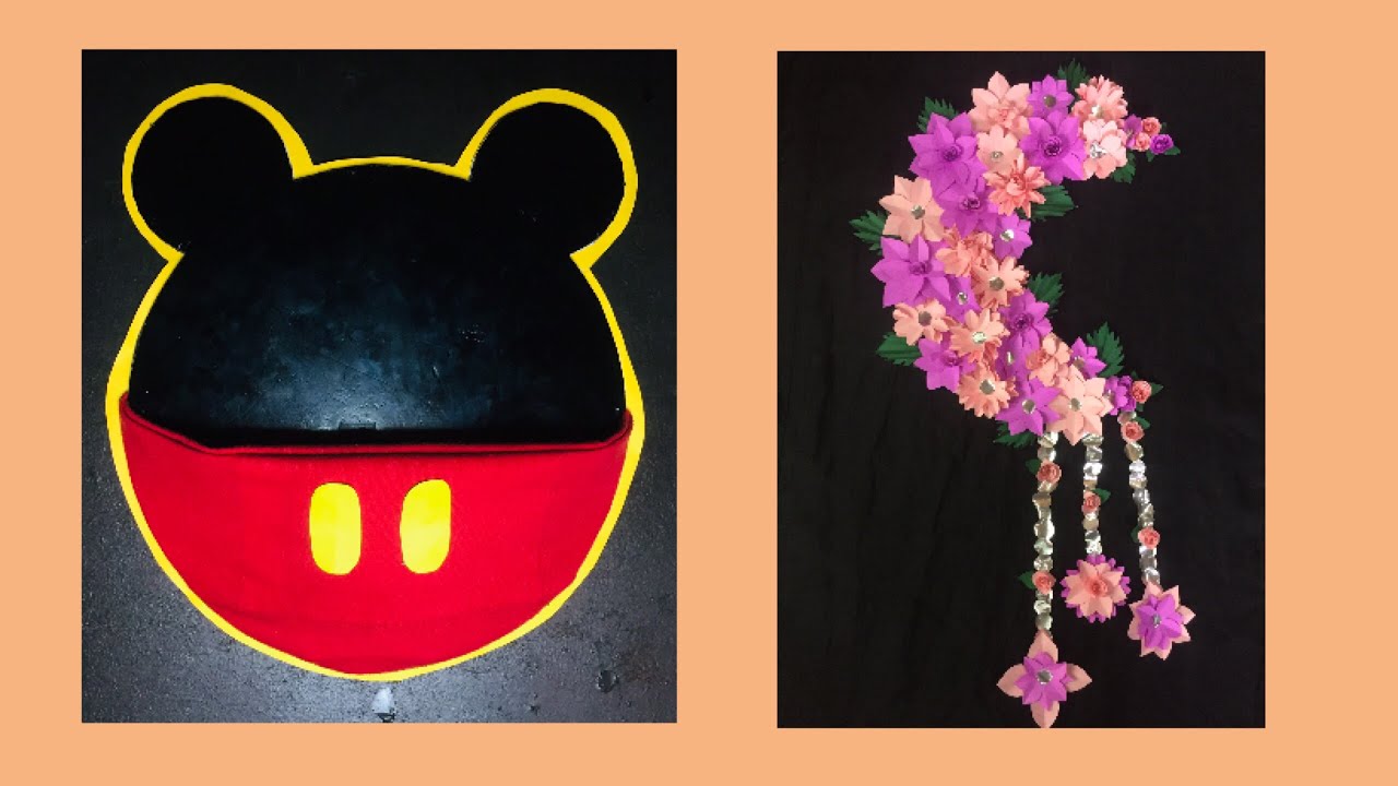 How to make DIY Mickey Mouse Wall Holder and Eid Mubarak Wall Hanging ...