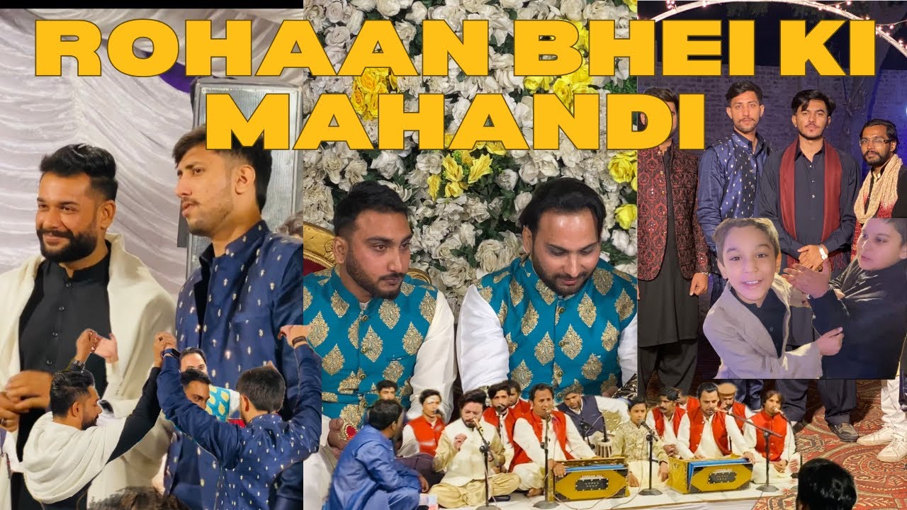 ROHAAN BHEI KI MAHANDI ️/KAWALE NIGHT WITH DANCE🤭/ABDULLAHVLOG75# ...