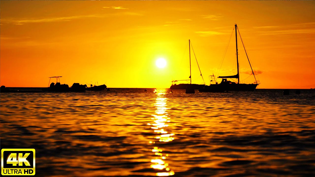🌞 Sunset Relaxing Music For Sleep - Soothing Piano Music For Meditaion ...