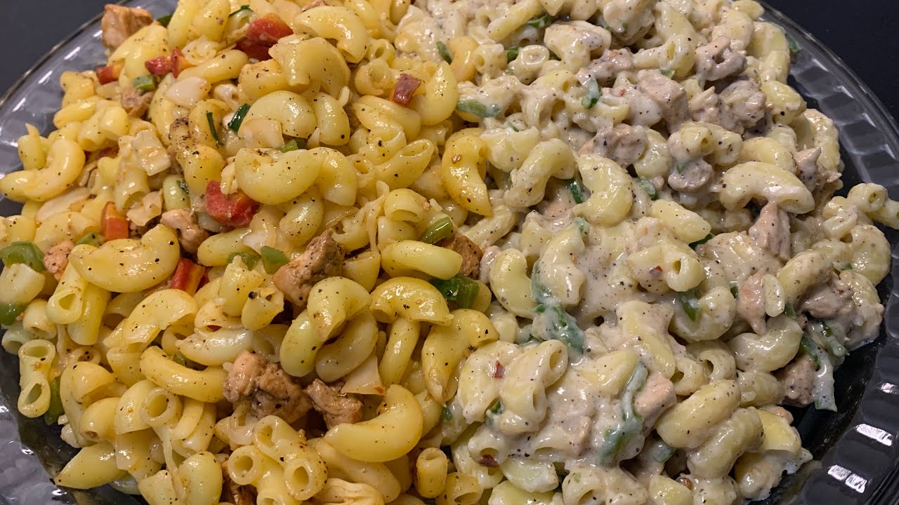 Macaroni Platter Recipe By Let’s Cook With Rida |Spicy & White Sauce ...
