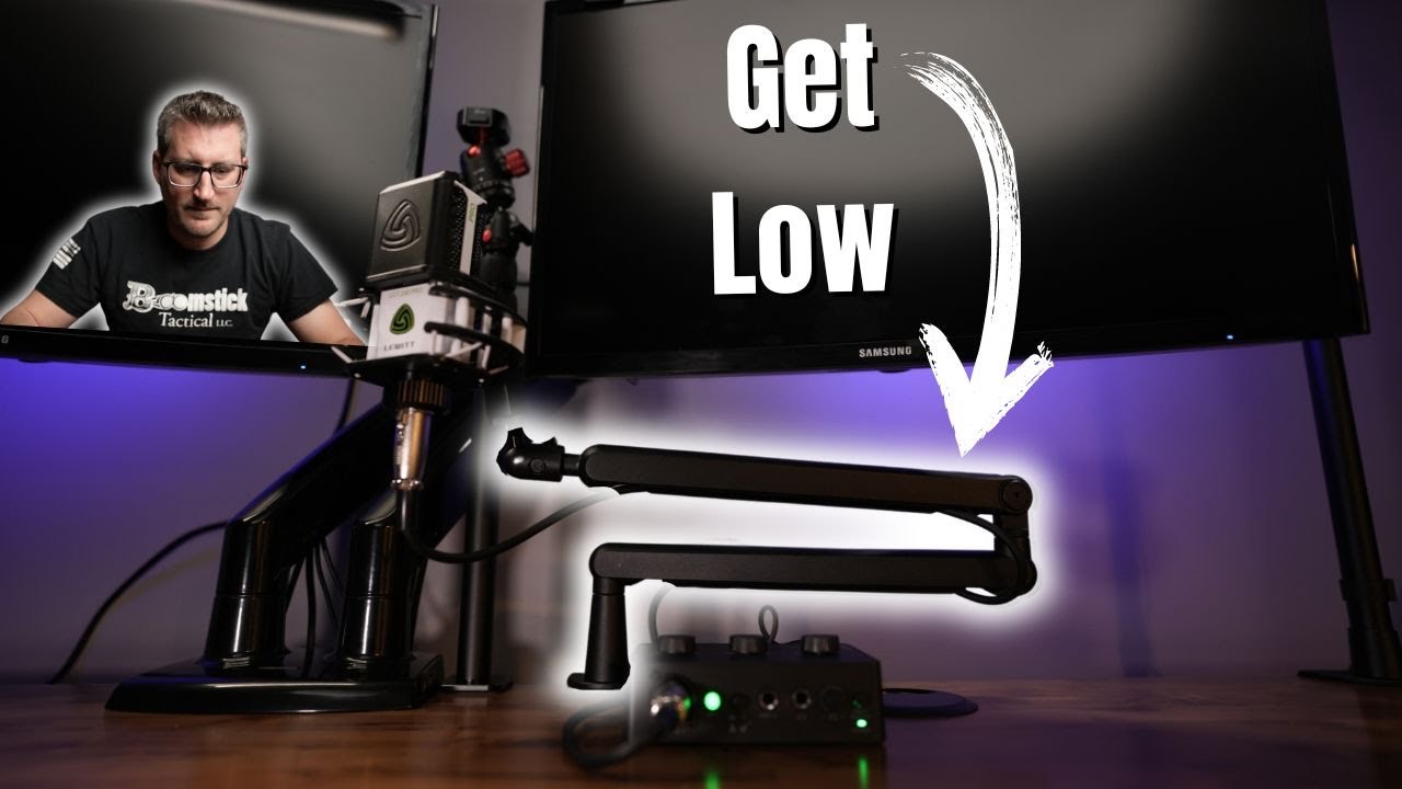 Fifine BM88 - Best Low Profile Boom Arm? - YouTube
