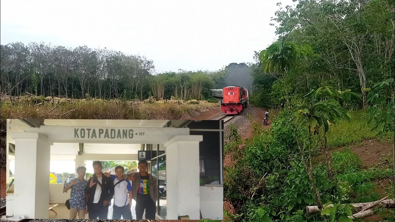 Suasana Stasiun Kota Padang +107 Satu Satunya Stasiun Kereta Api Aktif ...