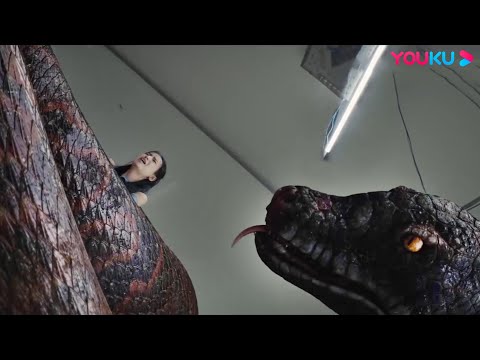 Giant snake wrapped around a beauty and ate her| Rising Boas in a Girl's School |YOUKU MONSTER MOVIE