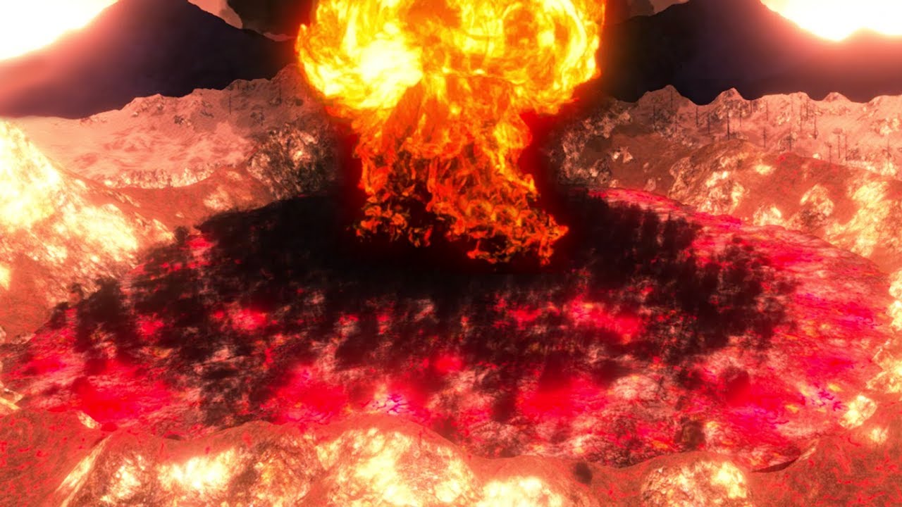 NUKING A VOLCANO - Ultimate Epic Battle Simulator | Pungence - YouTube