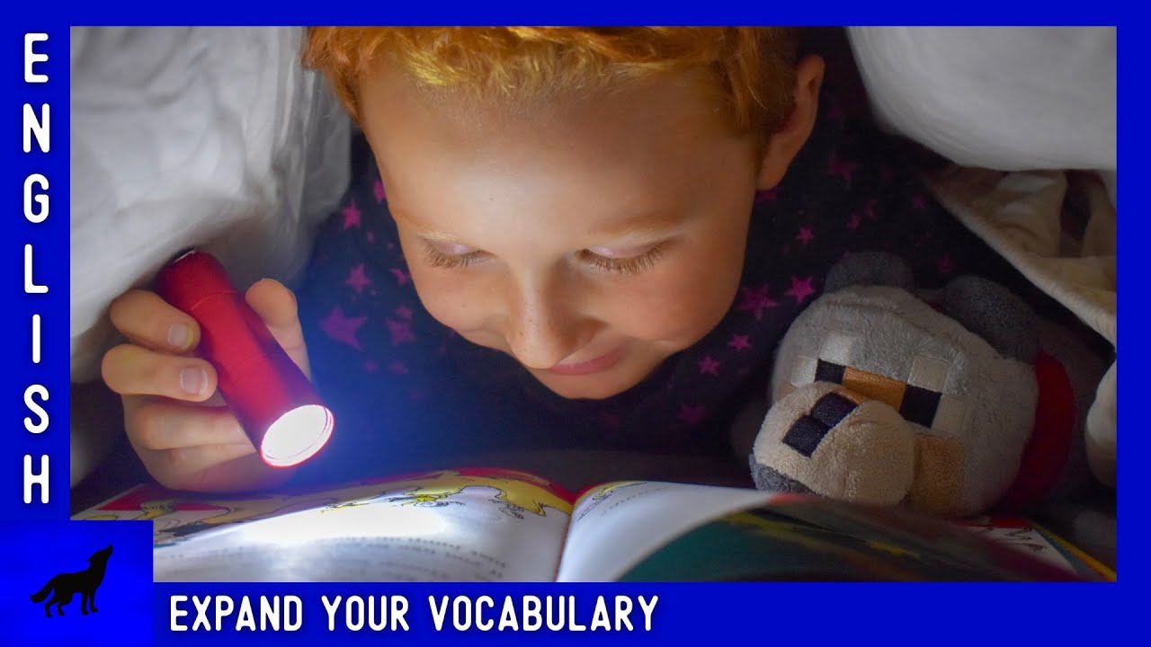 Reading with a Flashlight | English Vocabulary Lesson - YouTube