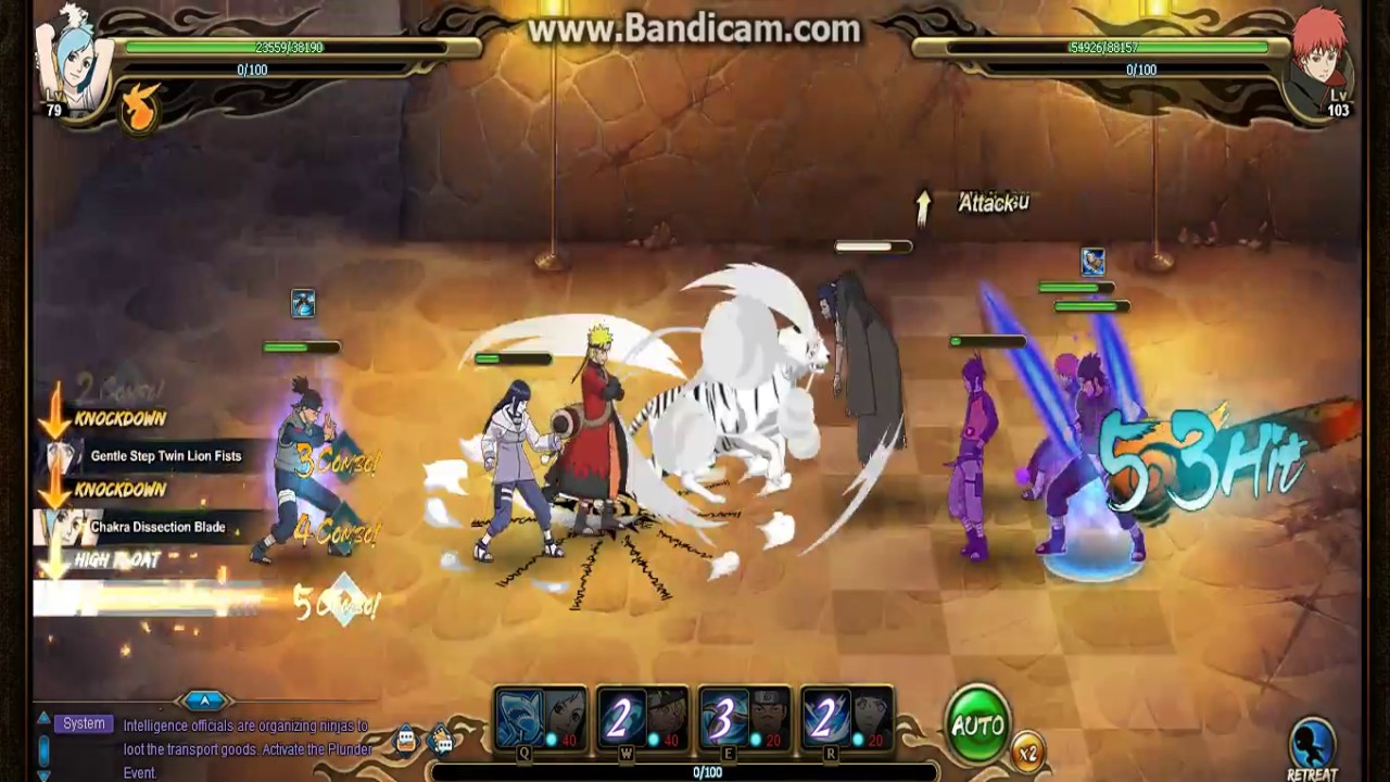 Naruto Online: Ninja Exam Lv 108 | Water Main (Azure Fang) w/Naruto ...