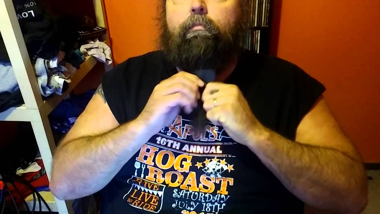 Removing Biker Beard Wraps - YouTube