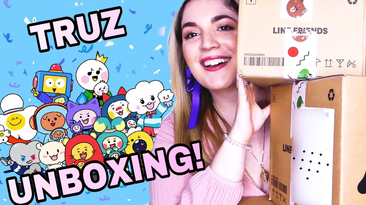 TREASURE TRUZ UNBOXING | LINE FRIENDS | THEY MADE IT HOME!! ♡ - YouTube