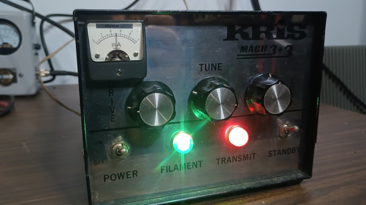 Kris Mach 3+3 Vintage Tube Type Amplifier, (1 (6ju6x 3 6LQ6) - YouTube