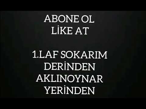 Laf sokan sözler (ben yaptım)