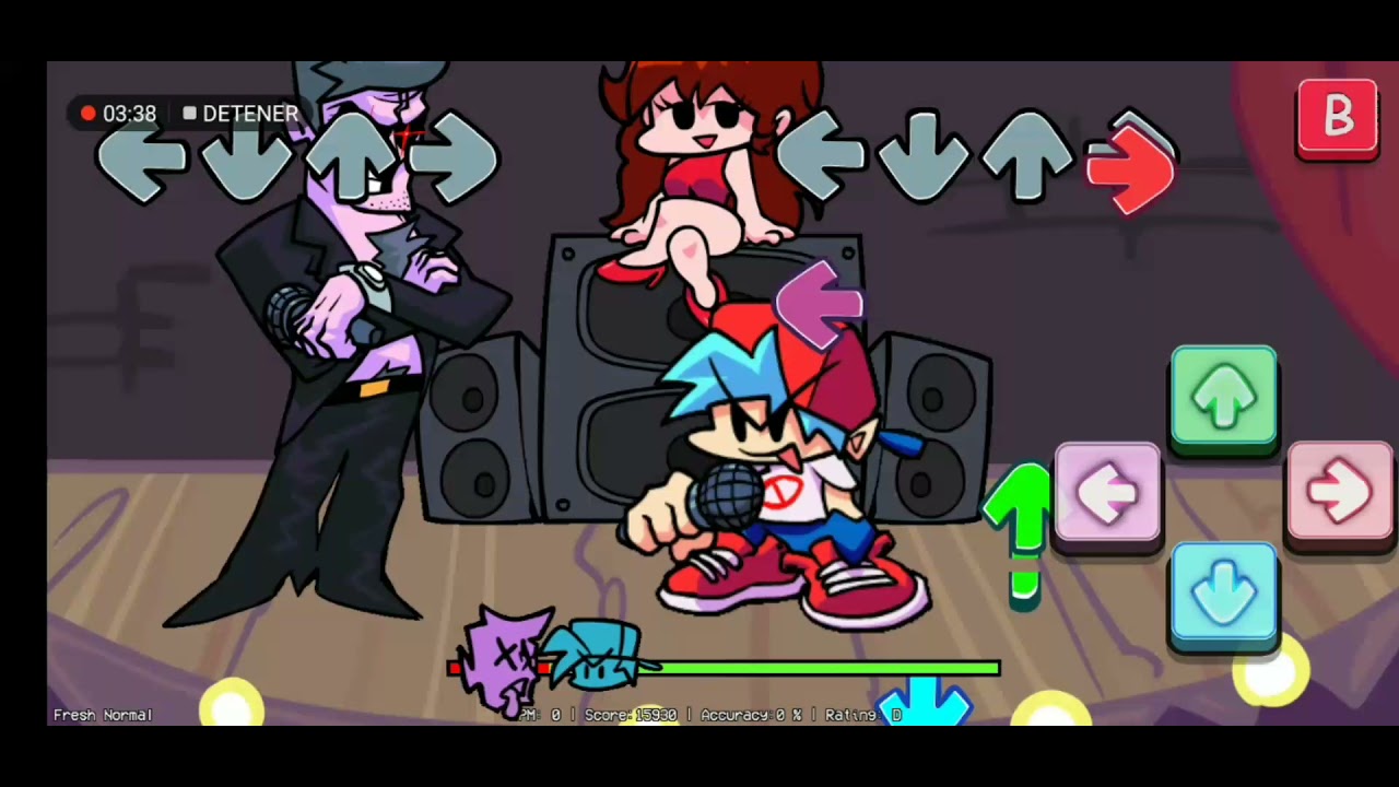 Probando fnf para celulares - YouTube