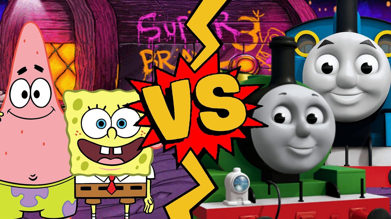 M.U.G.E.N Battles | SpongeBob/Patrick vs Thomas/Percy | SpongeBob vs ...