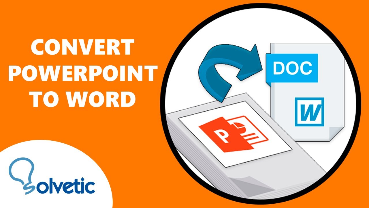 🔄 ️ How to CONVERT POWERPOINT to WORD - YouTube