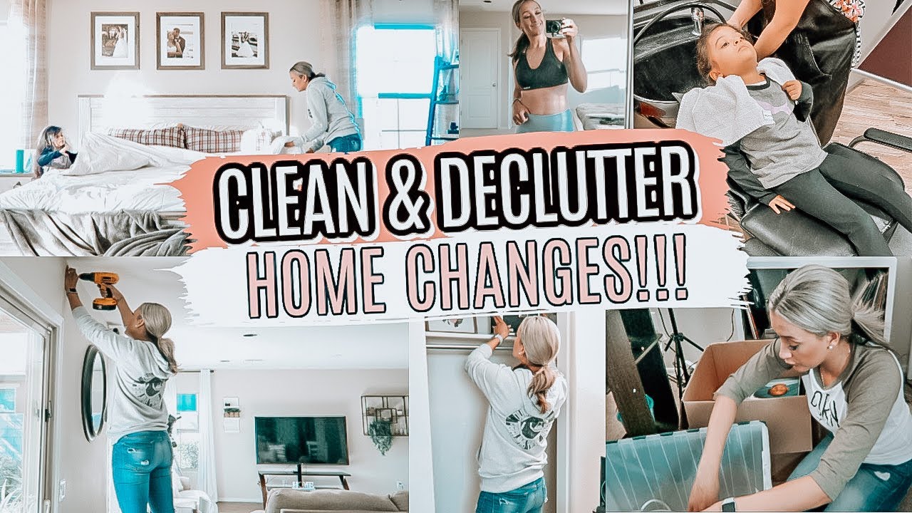 CLEAN & DECLUTTER 2020 | HOME CHANGES | GETTING IT ALL DONE!!! - YouTube