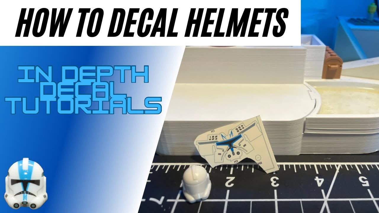 How to Decal Helmets! AVf AP2 (In depth decal tutorials) - YouTube