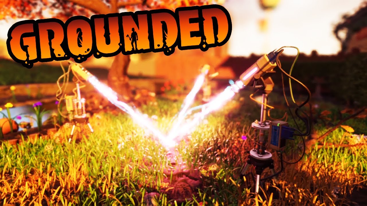 Trying To Fix The Shrink Ray & Making Camp In Grounded - YouTube