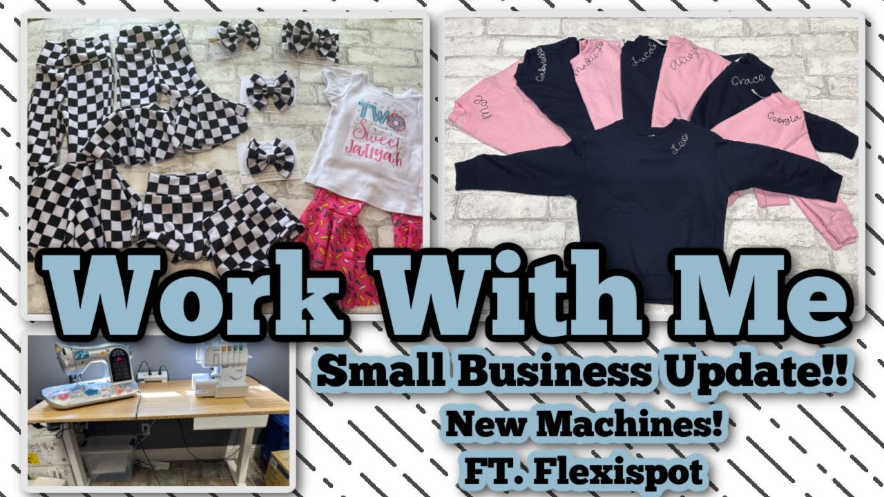 Small Business UPDATE! Work With Me On Etsy Orders / Embroidery ...