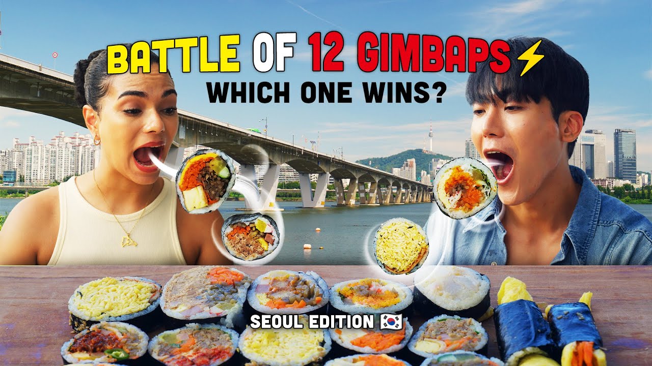 Seoul’s Best Gimbap Battle: Which one is the King of Gimbap? - YouTube