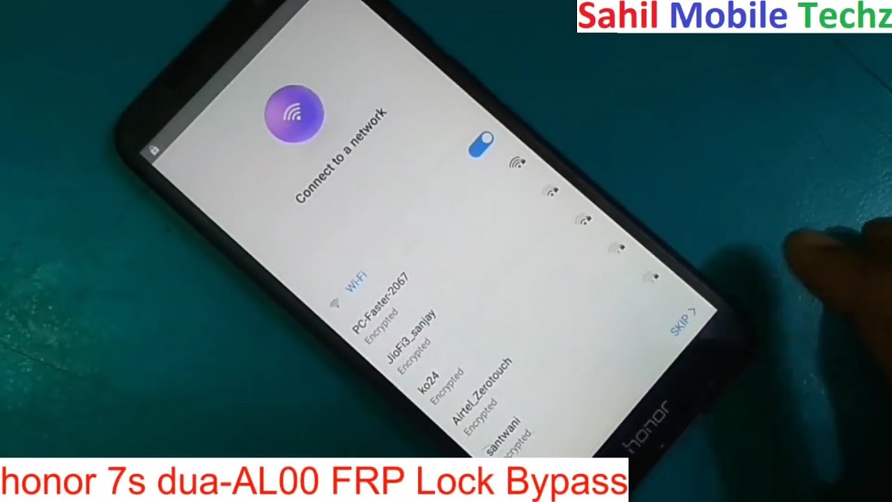 honor 7s dua-al00 google frp lock bypass without pc - YouTube
