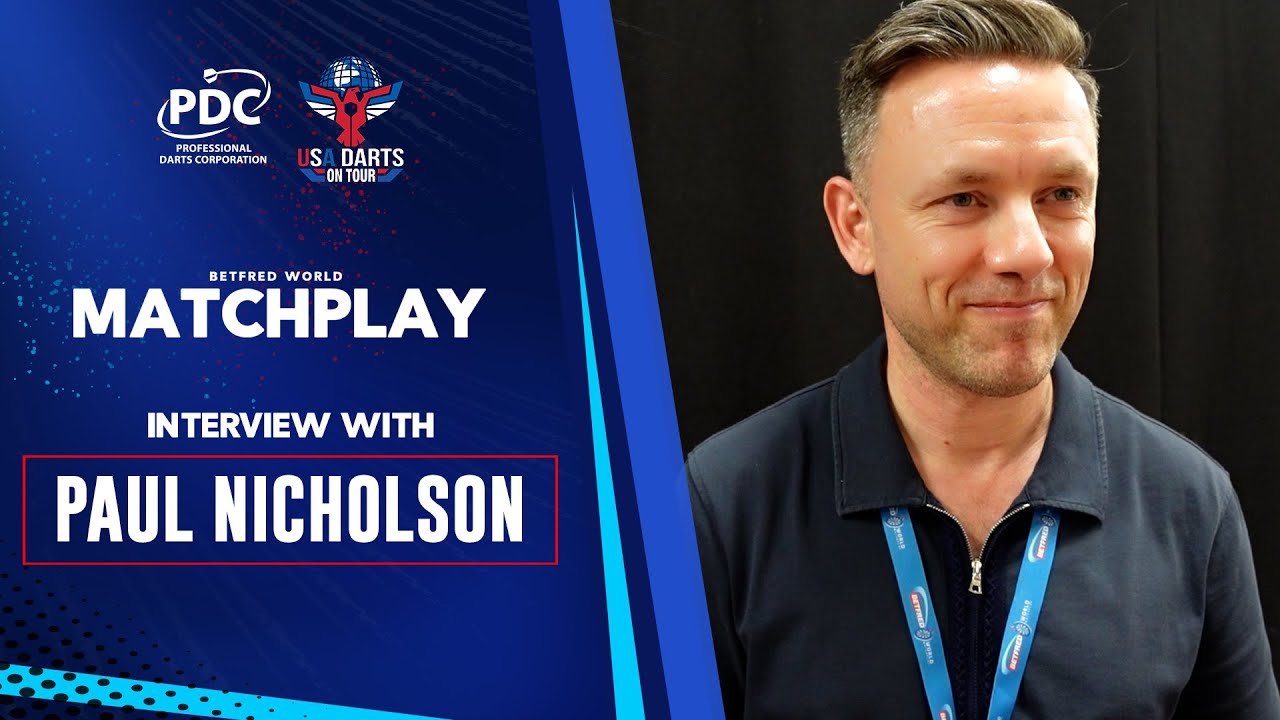 Paul Nicholson | Meet the Player | World Matchplay - YouTube