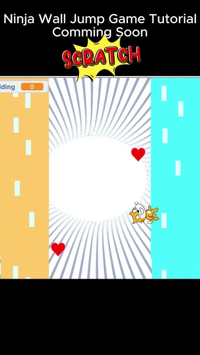Ninja Wall Jump Game in Scratch , Tutorial Coming Soon, #scratch #scratchanimation # ...