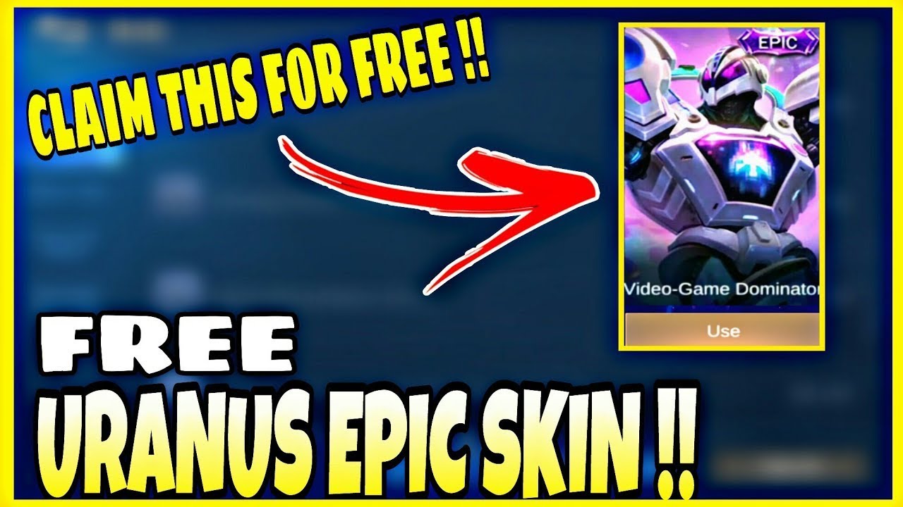 Free Uranus Skin | How to get? | Mobile Legends - YouTube
